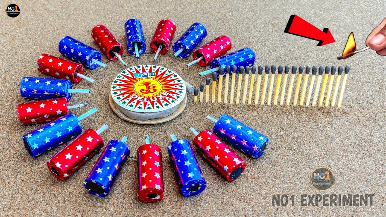 Unlimited Diwali 2 Type Chit-put Crackers And Chakri Vs Matchstick ...