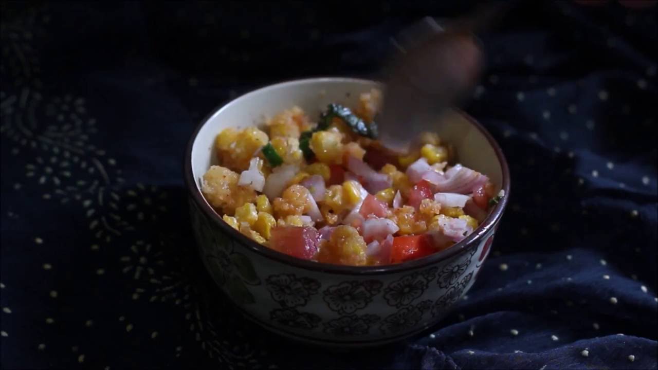 Simple Corn Chat Recipe - YouTube