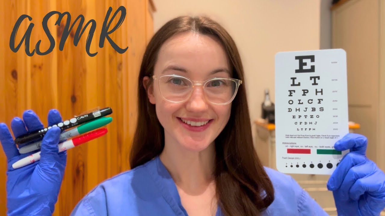 ASMR Eye Exam - YouTube
