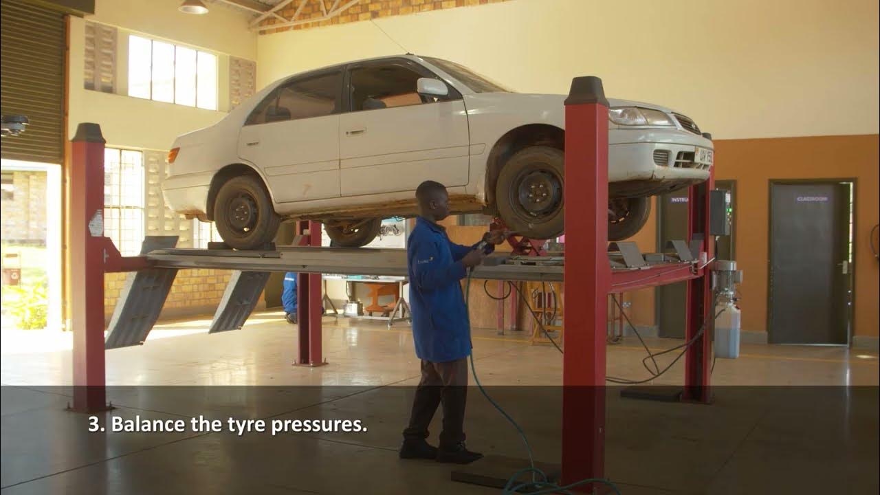 How to conduct computerized wheel alignment - YouTube