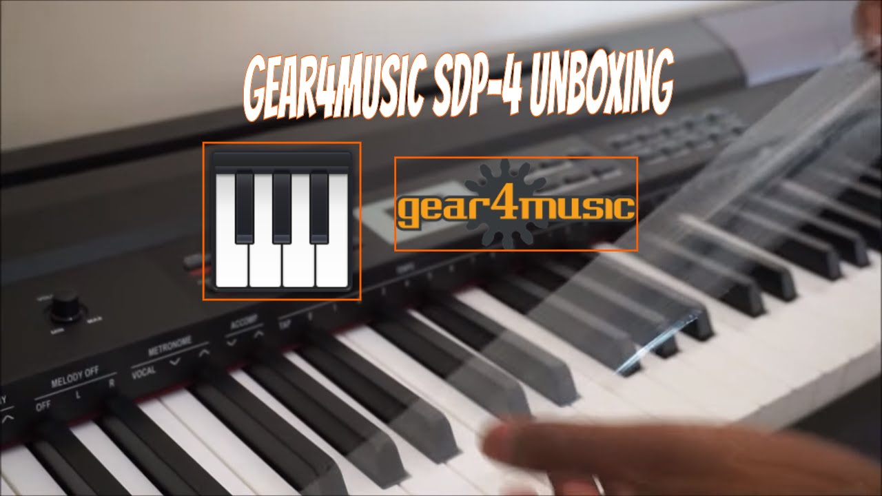 Gear4Music SDP-4 Stage Piano Unboxing - YouTube
