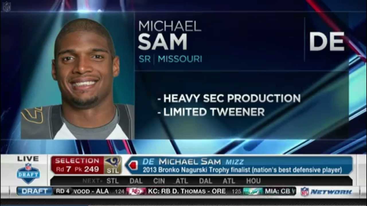 Rams draft Michael Sam - YouTube