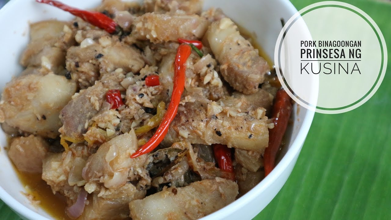 Pork Binagoongan - YouTube