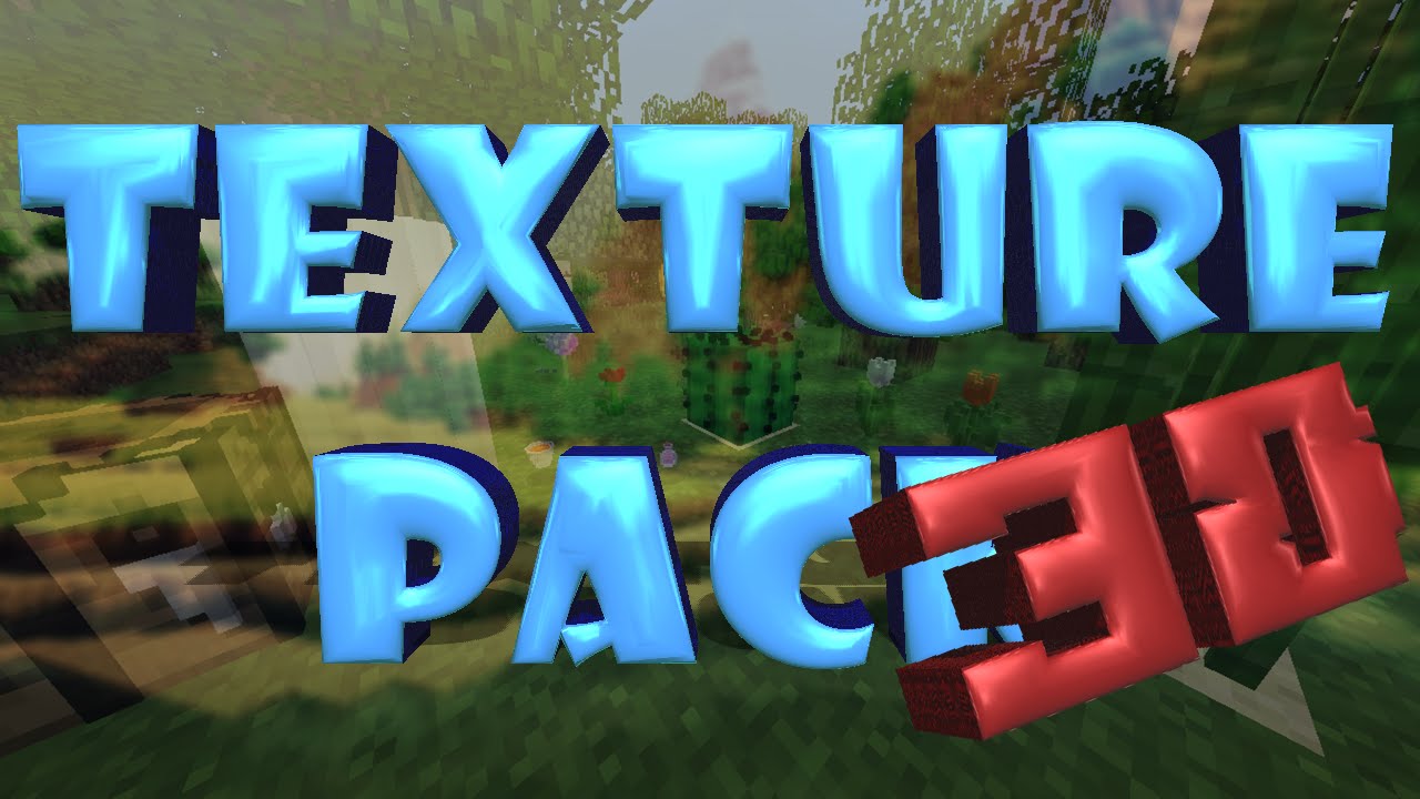 MINECRAFT TEXTURE PACK 3D 1.8 - YouTube