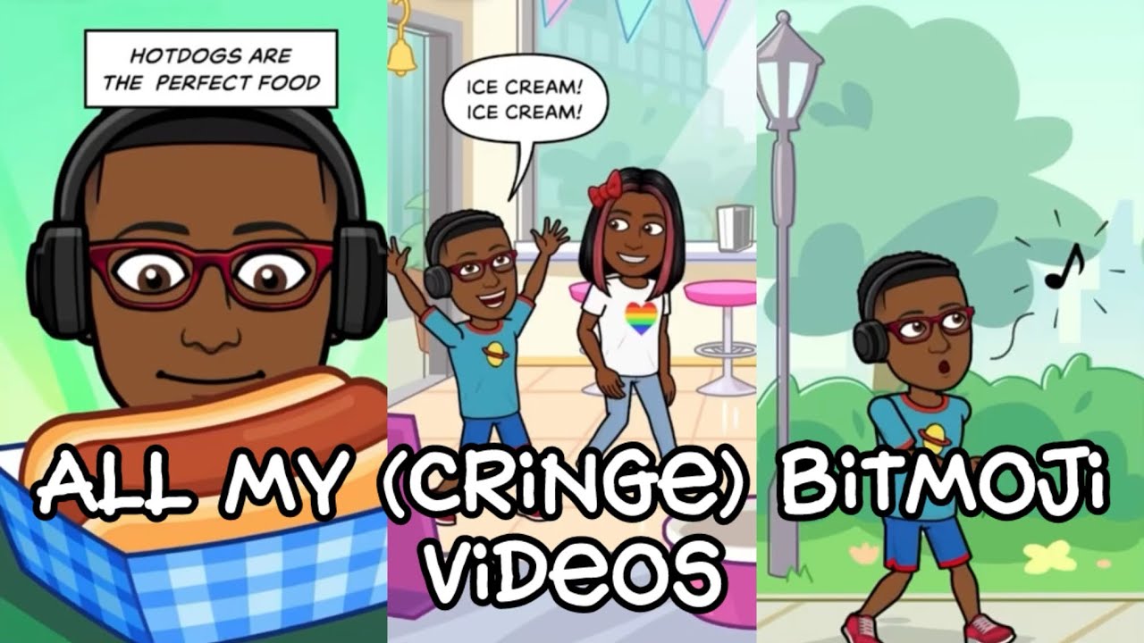 All my (cringe) Bitmoji videos from 2021-2022! (Compilation) - YouTube