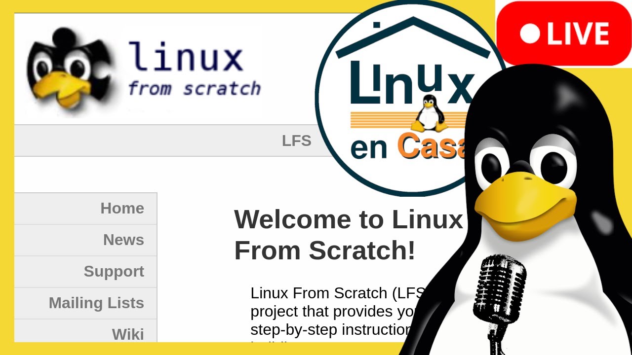 LFS Linux - Compilando por Horas y Dias - Resumen Linuxero - YouTube