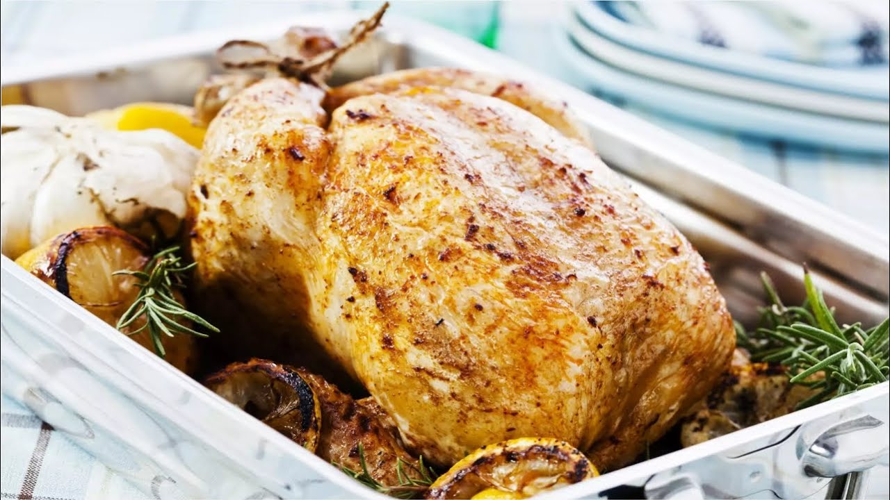 COMO PREPARAR POLLO AL HORNO JUGOSO Y TIERNO | SABORES DEL PERÚ - YouTube