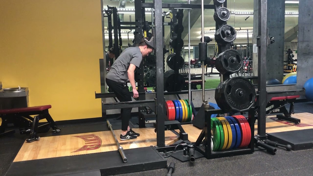 Barbell Split Squat Iso Pin Pull - YouTube