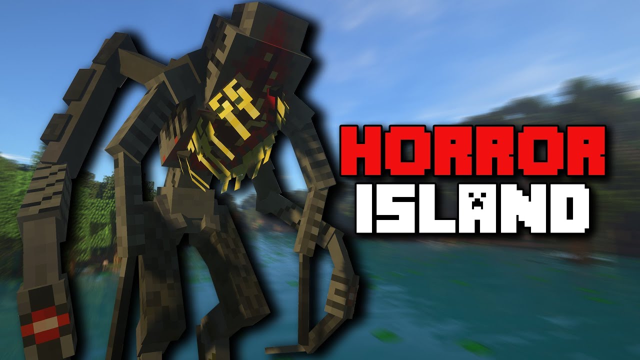 I Survived on Horror Island for 100 Days in Minecraft - YouTube