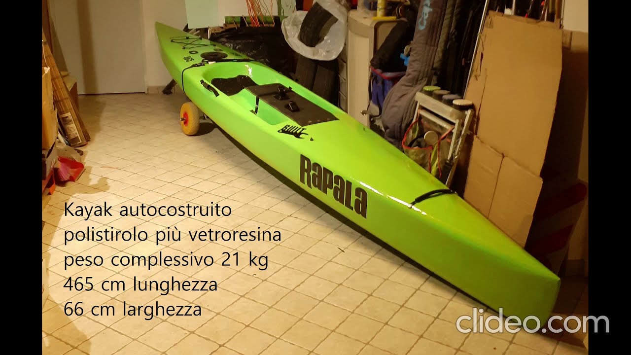 homemade foam kayak - YouTube