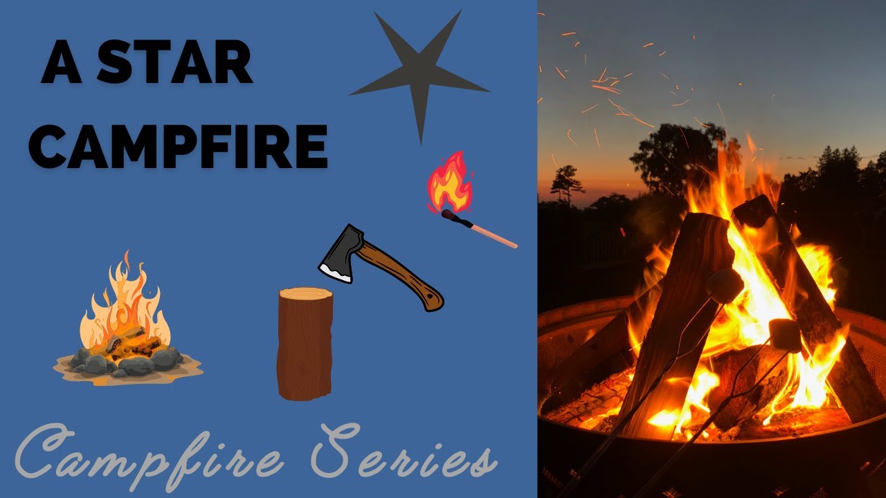 How to Make Your Firewood Last Longer using a Star Campfire How to ...