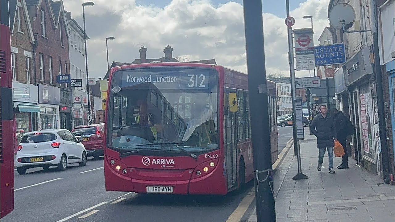 * NEW ALLOCATION * Arriva London: Route 312 (ENL69 LJ60AYN) Alexander ...