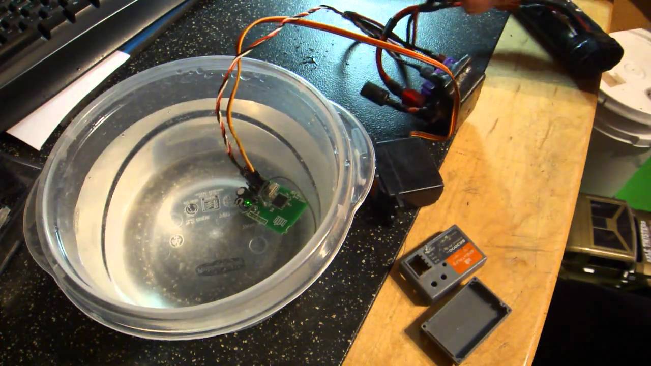 waterproof spektrum reciever - YouTube