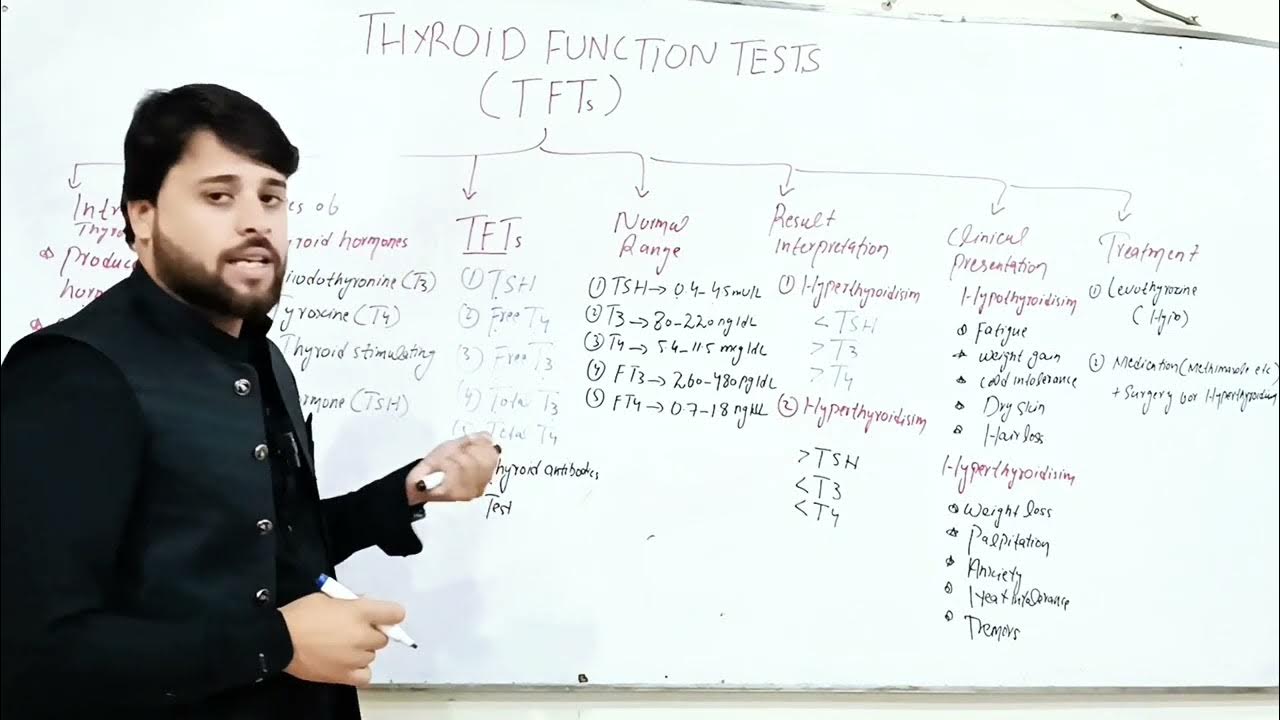 Thyroid Function Tests (TFTs): Intro, TFTs, Normal range ...