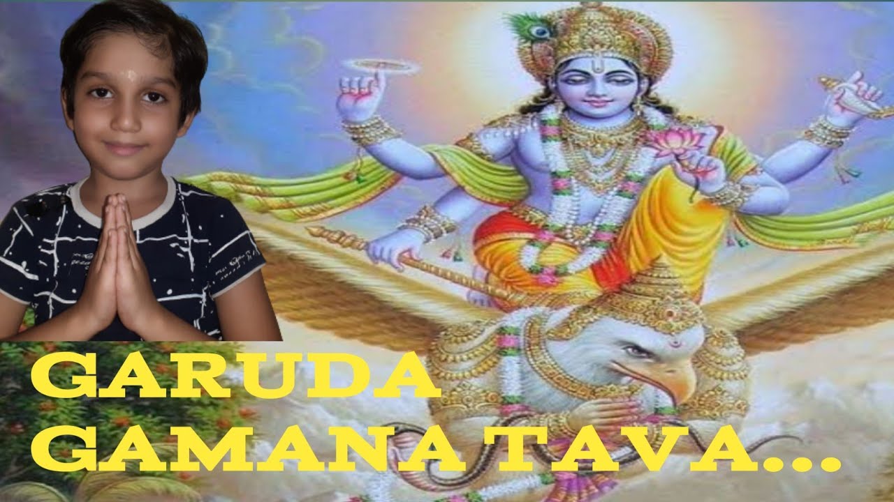 Garuda Gamana Tava/Maha Vishnu Strotram/Mantras/Wings Of Aarush🧚‍♂️ ...