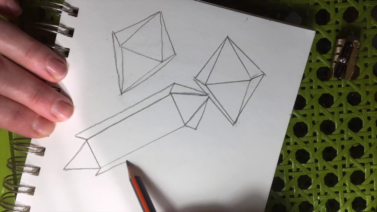 Crystals: How to Draw - YouTube