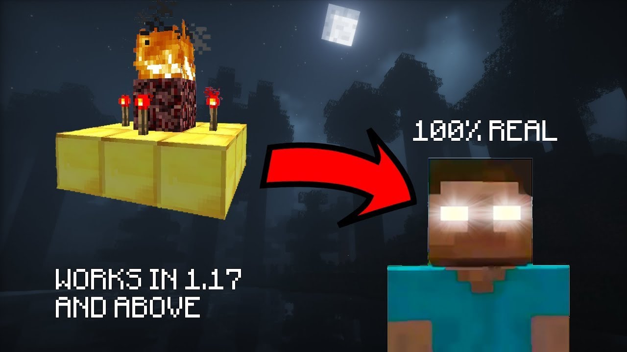 How To Spawn Herobrine In Minecraft 1.17 NO MODS - YouTube