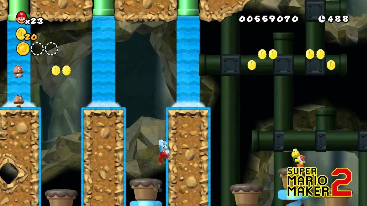 Sewer Theme Concept for Mario Maker 2 - YouTube