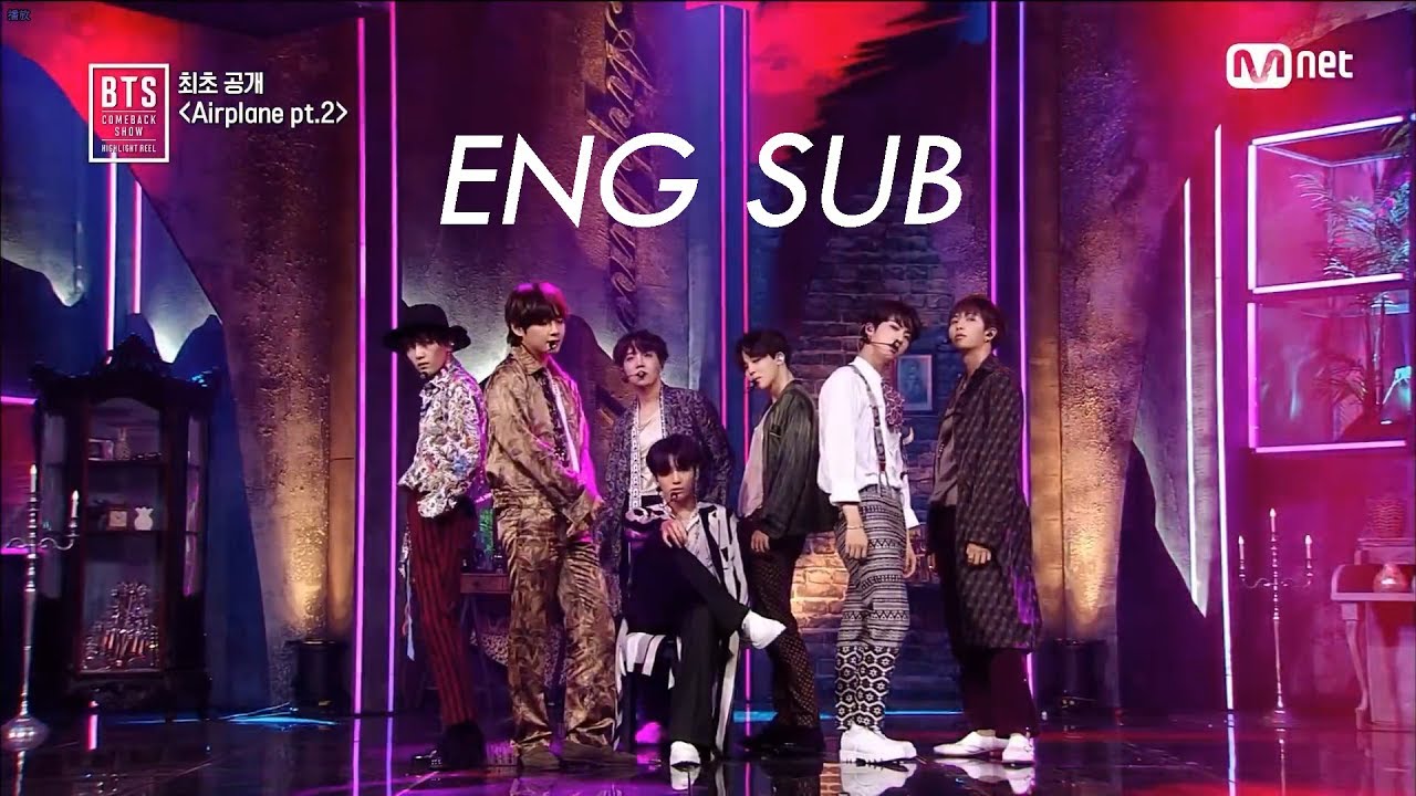 [ENG SUB] BTS (방탄소년단 ) - Airplane pt 2 @BTS COMEBACK SHOW - YouTube