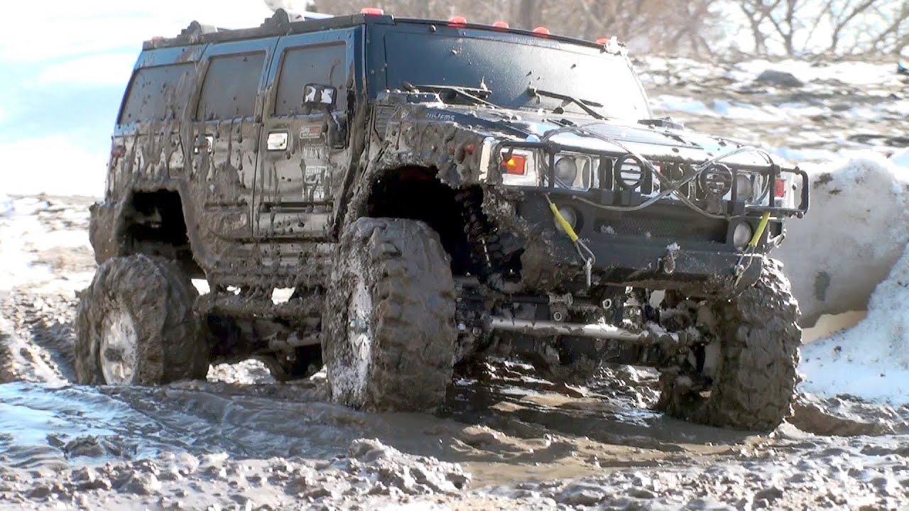 Toyota Tundra, Hummer H2, Dodge RAM - провалились в снег - RC OFF-Road ...