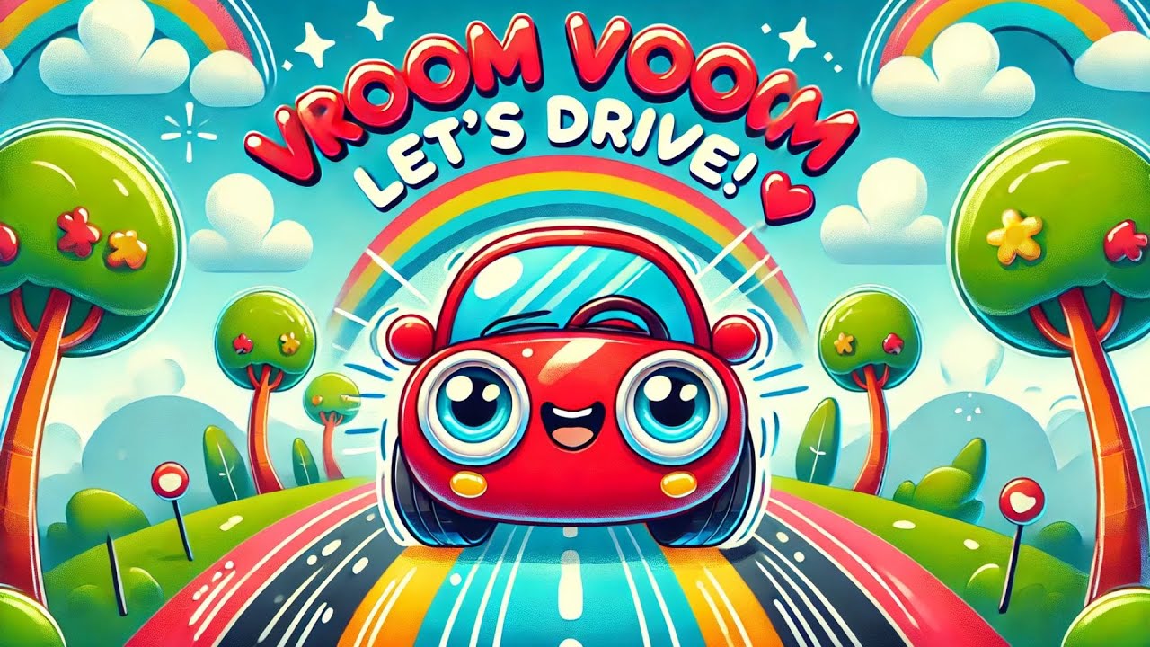🚗🎶 Vroom Vroom, Let’s Drive! | Fun Kids Car Song | Sing & Move Along! 🚦 ...