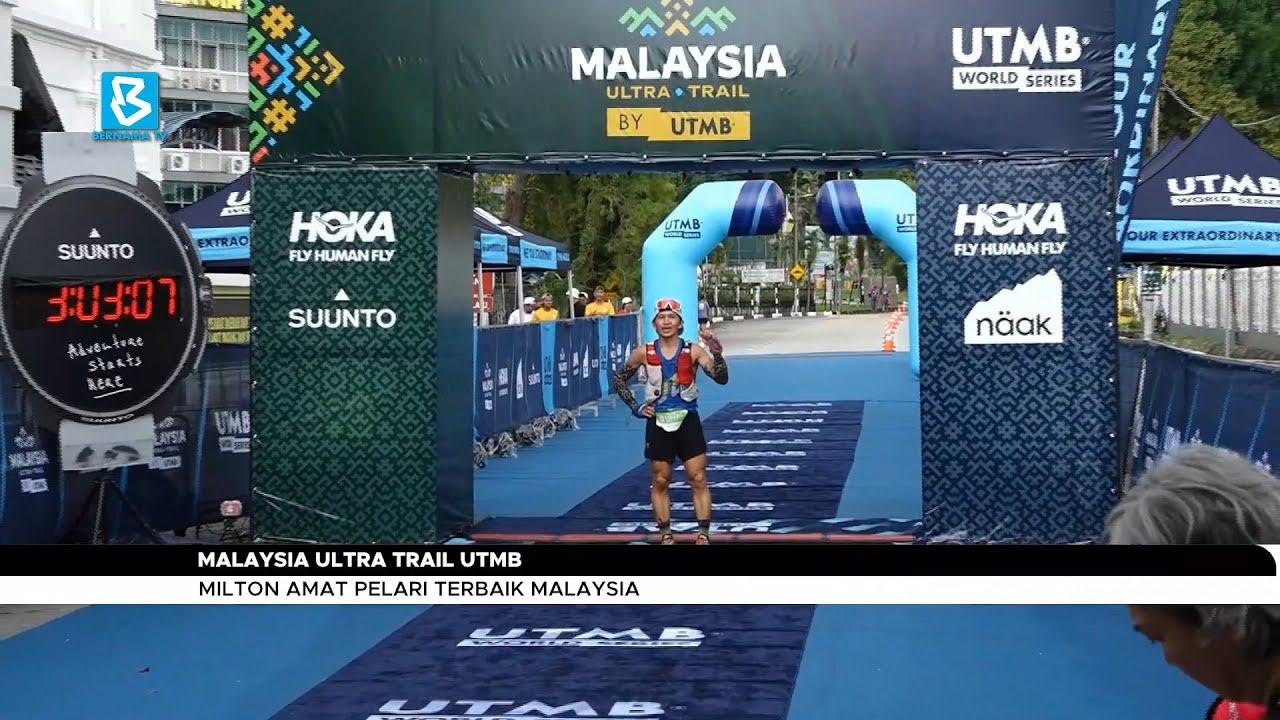 Malaysia Ultra Trail UTMB: Dua pelari China dominasi podium 1-2 dalam saingan utama kategori ...