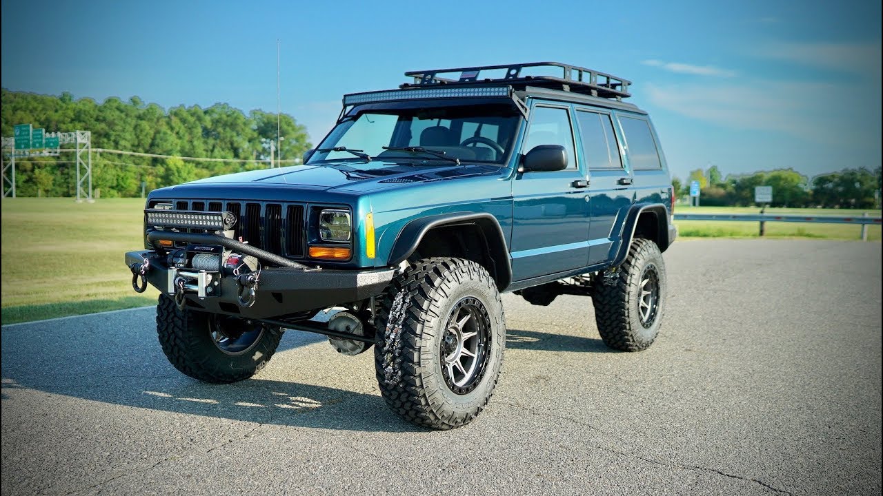 Davis AutoSPorts Restored Cherokee XJ / Built / Modded / For Sale - YouTube