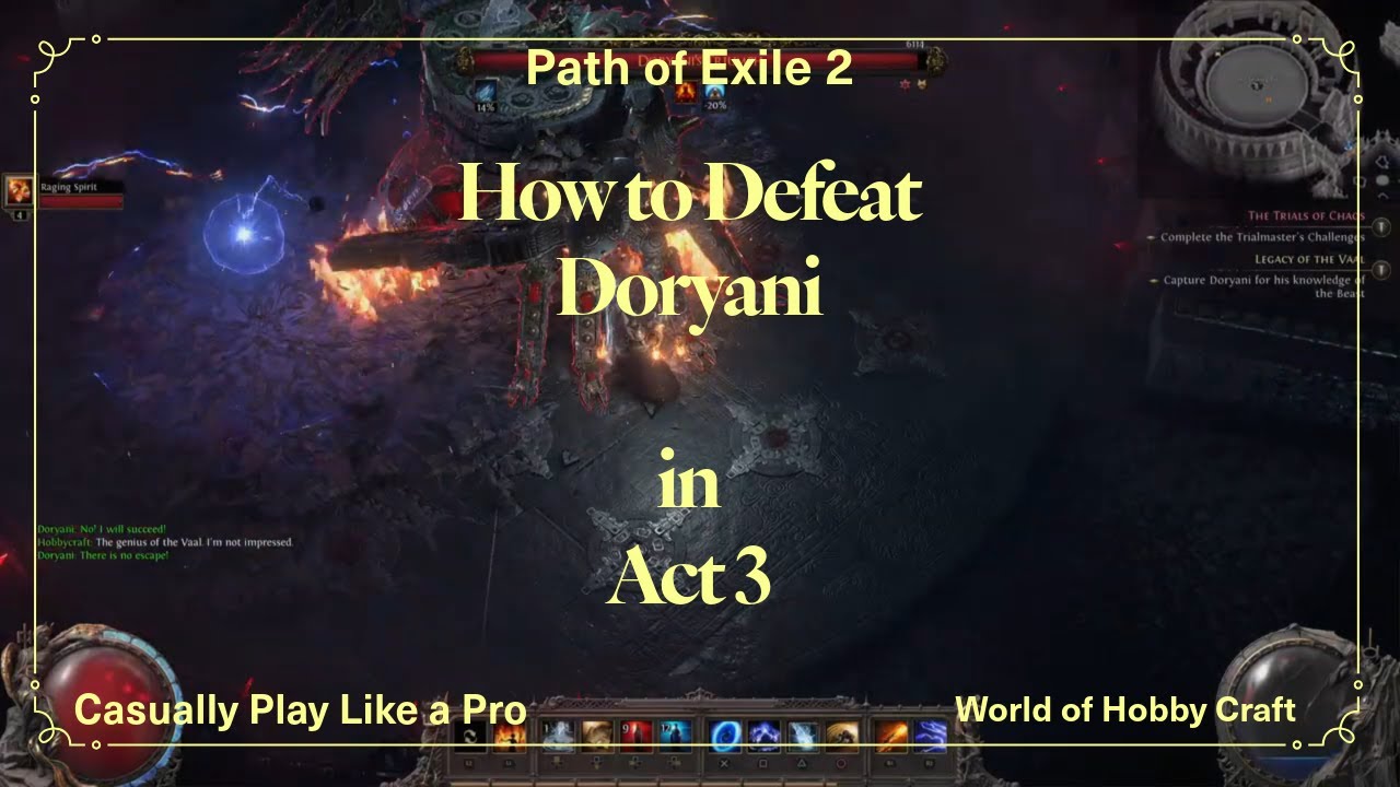 Path of Exile 2: How to defeat Doryani, end boss of Act 3 - YouTube