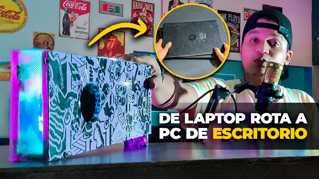 Convertí una LAPTOP ROTA en una PC de ESCRITORIO💻 ️🖥️ - YouTube