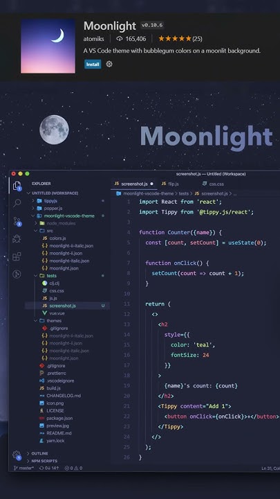 Must Have Vs Code Theme Extensions Part 9 Coding Programmingtips Youtube