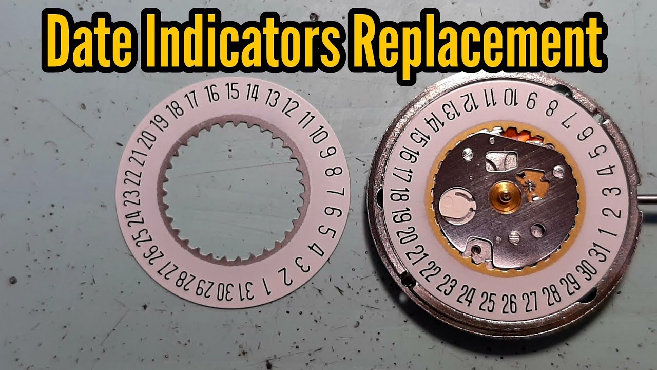 Replacing Calendar Date Indicator in Titan 7121, 7021, 7321 Watch ...