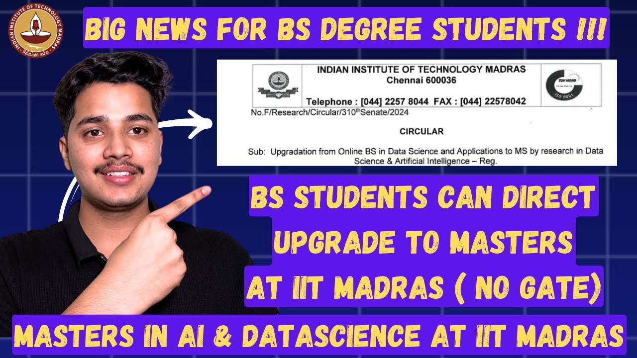 Master's Without GATE ? BS Students Get Direct Entry | GAME CHANGER for ...