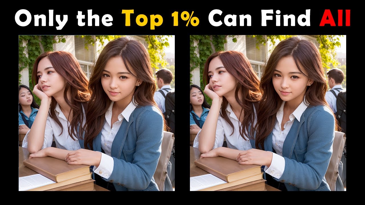 To boost memory, find the differences between the two pictures ...