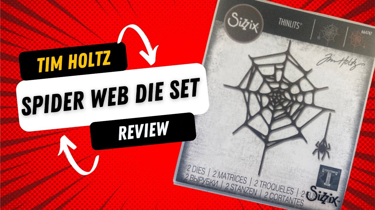 Sizzix Spider Web Die Set Review - YouTube