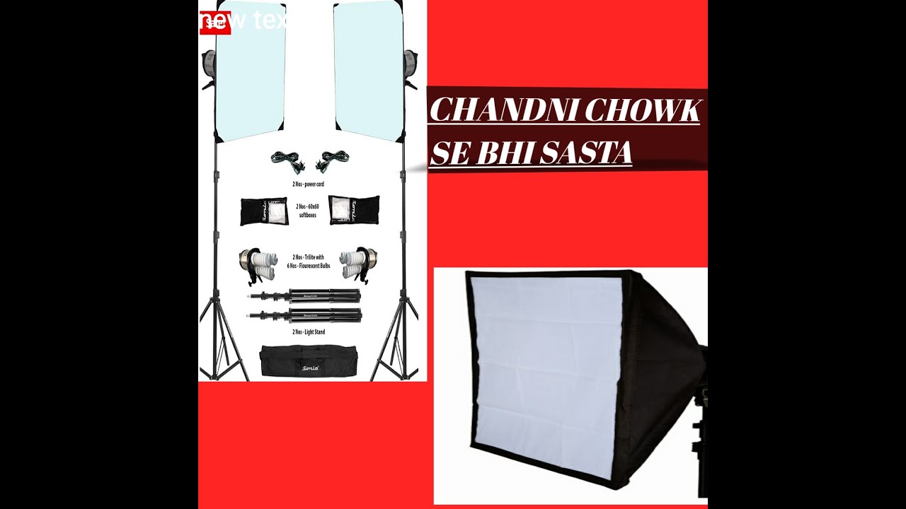 Cheapest sonia studio light 2020!factory ke daam studio lights!chandni ...