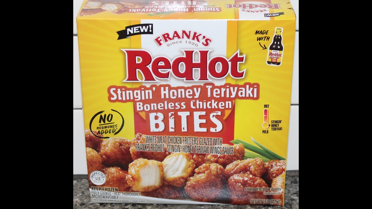 Frank’s RedHot Stingin’ Honey Teriyaki Boneless Chicken Bites Review ...