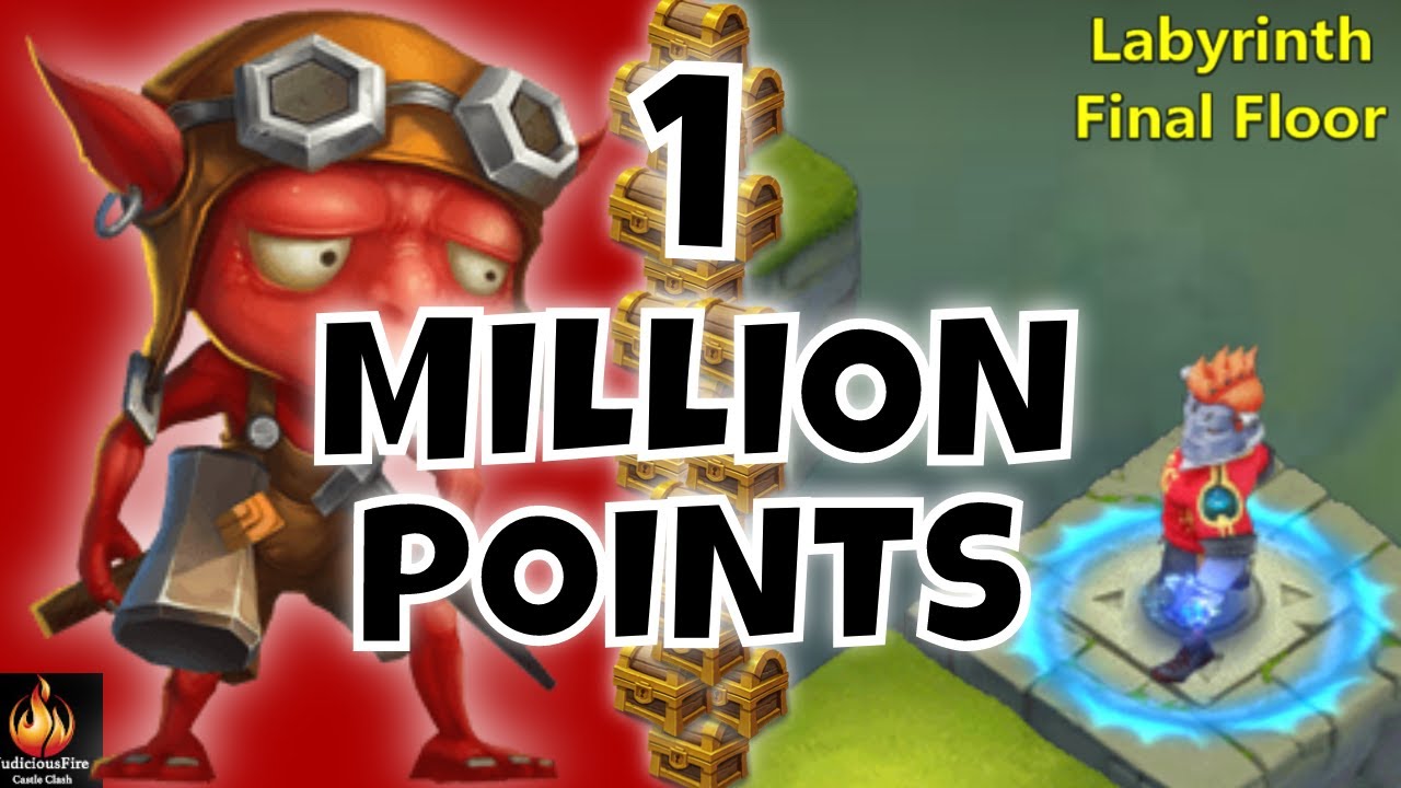 LAST BATTLE FINAL FLOOR Castle Clash Labyrinth - YouTube