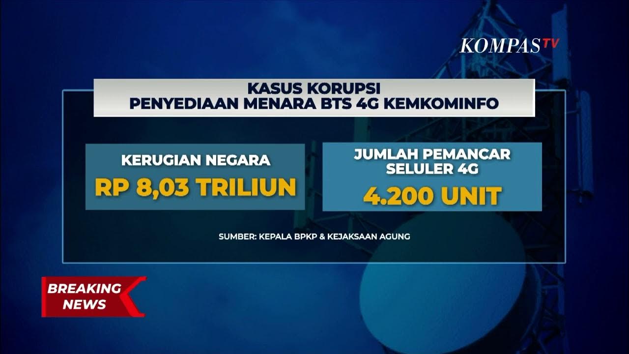 Kasus Korupsi Penyediaan Menara Bts 4g Kemkominfo Kerugian Negara Rp 8
