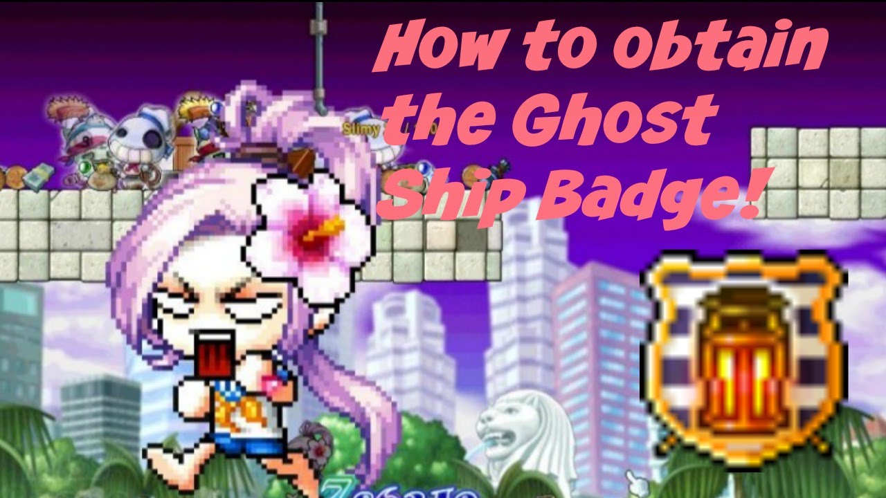 Maplestory GMS | How to obtain The Ghost Ship Exorcist Badge! - YouTube