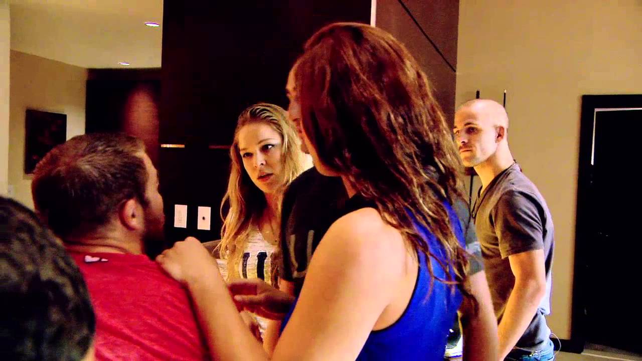 Bar Brawl: Ronda and Miesha - YouTube