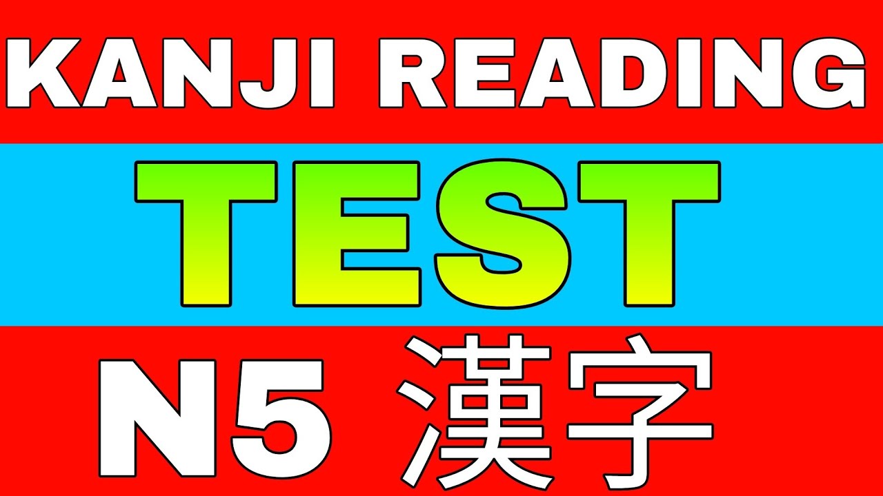 Kanji test n5 || N5 kanji reading test beginners - YouTube