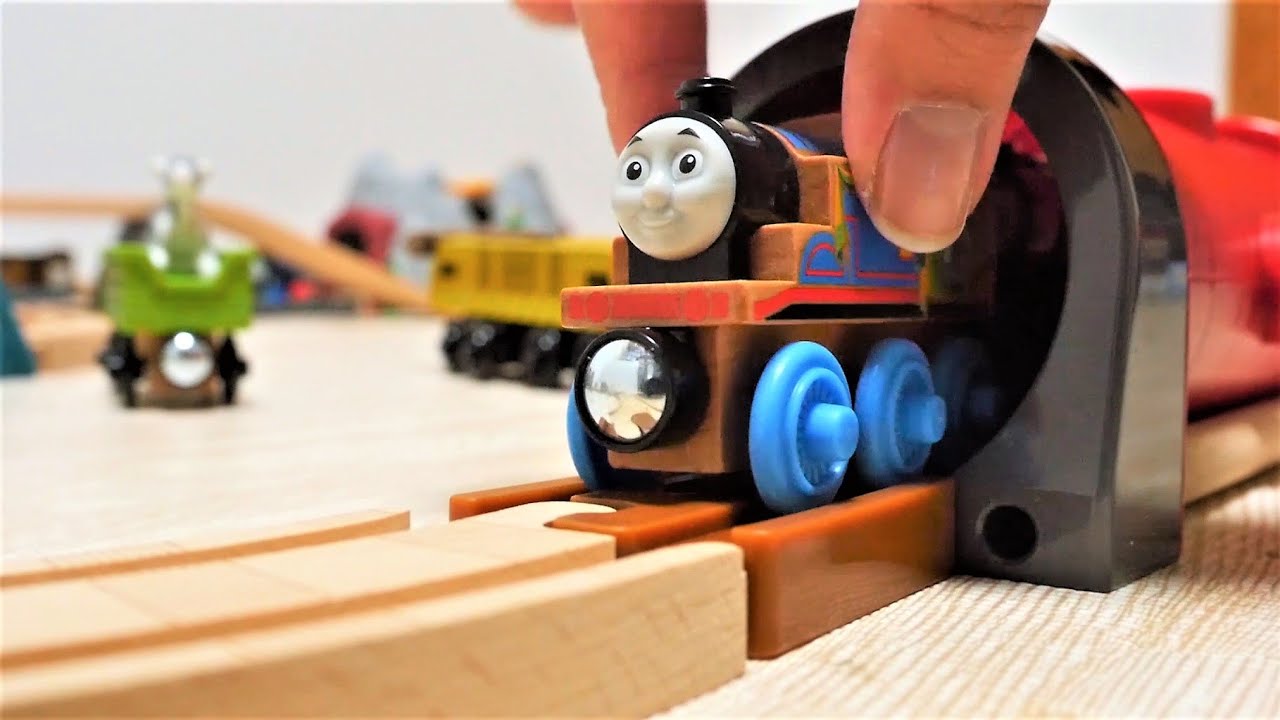 Brio & Thomas and friends wooden rail series!Long video for kids. - YouTube