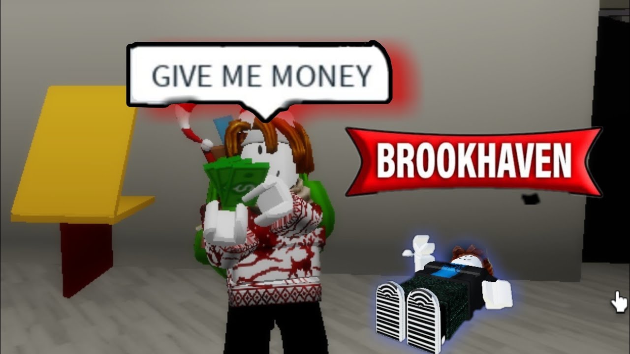 Stealing money from houses at Brookhaven 🏡RP FUNNY MOMENTS - YouTube