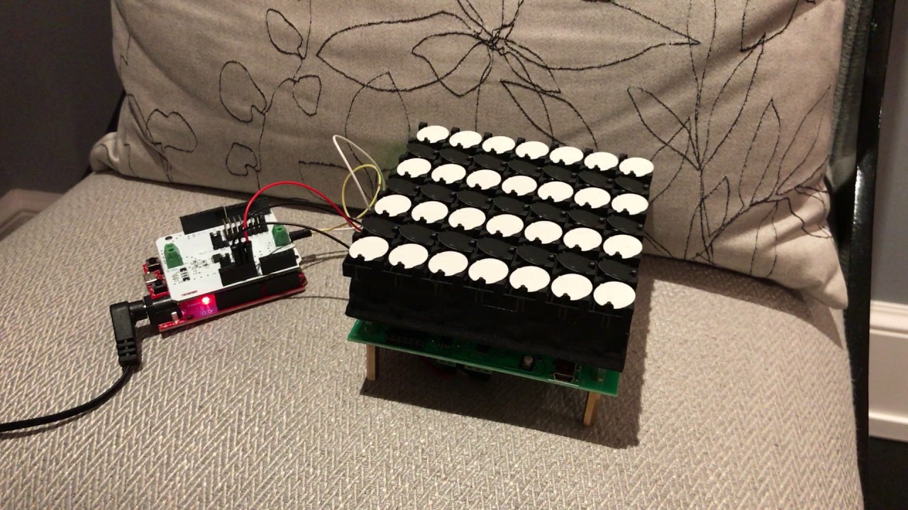 Particle Photon-controlled electromagnetic flip disc display (Alfa-Zeta ...