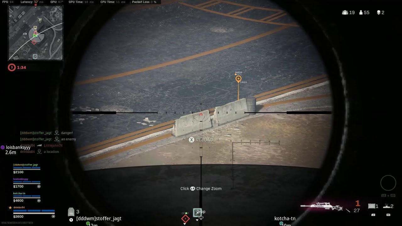 warzone snipe and p9 kil - YouTube
