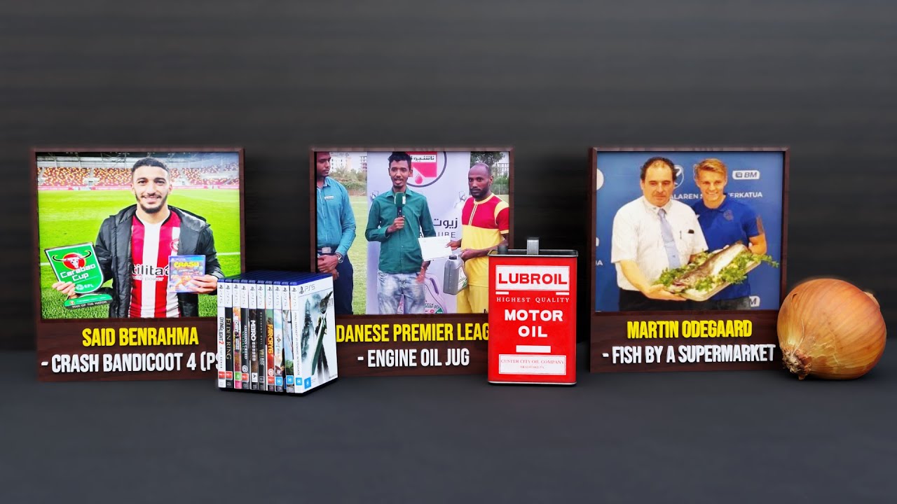 This Football Award is the WORST PRIZE EVER Given! 😂 - YouTube