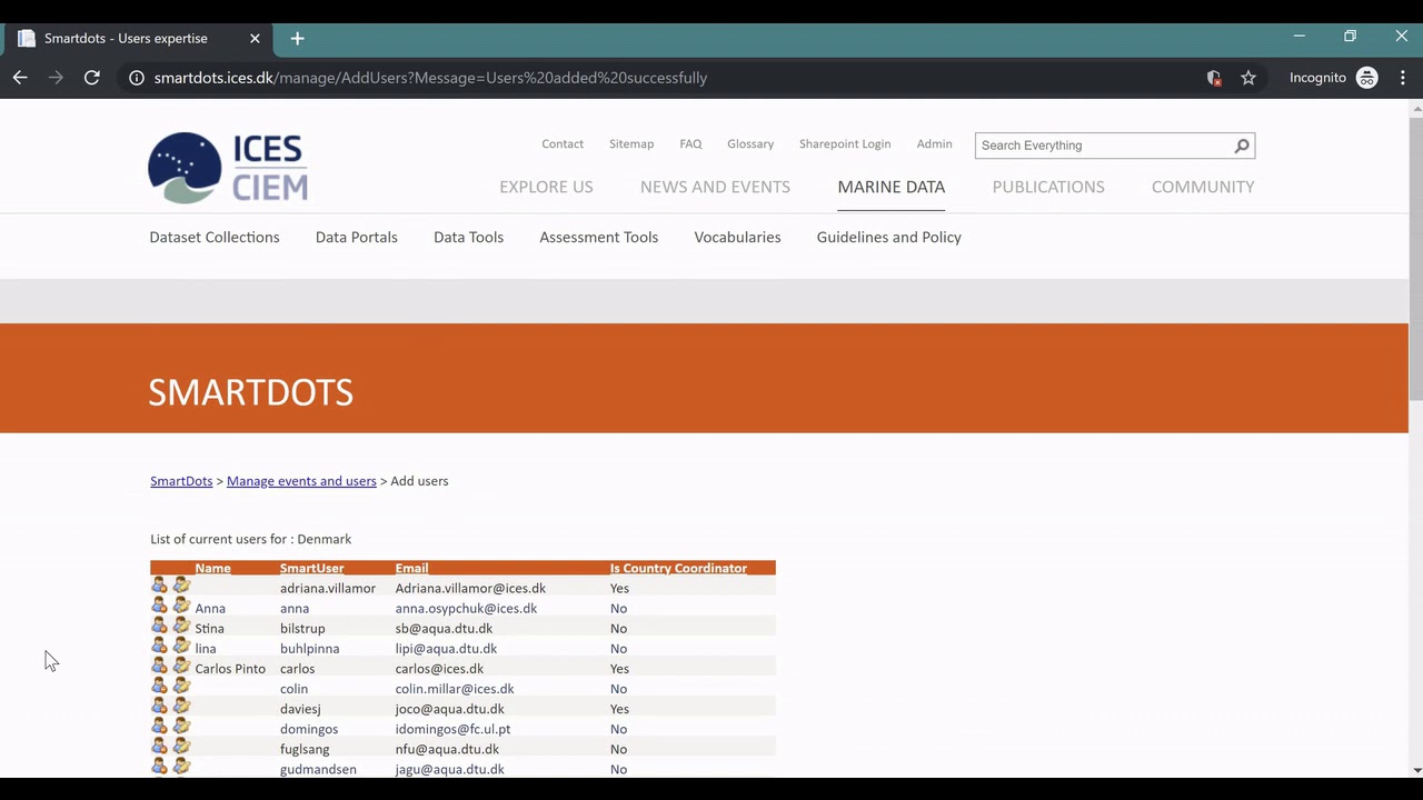 SmartDots website: how to create a new user? - YouTube
