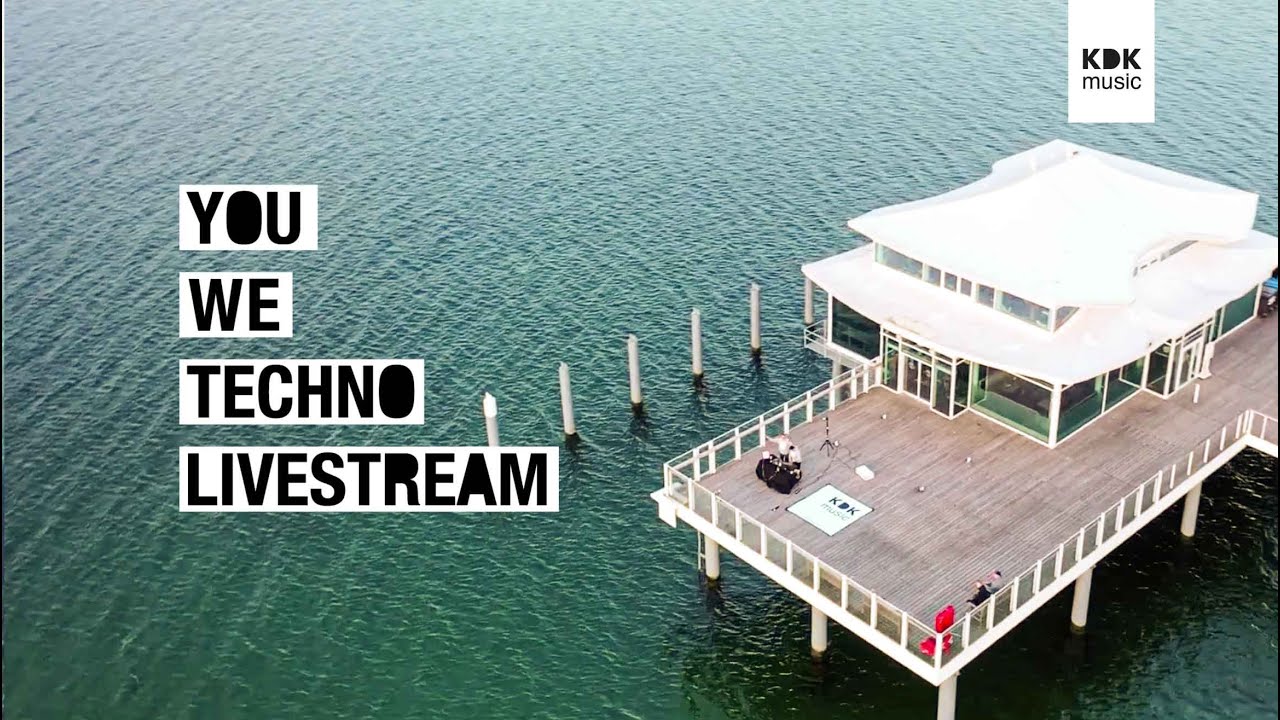 Techno DJ Livestream 2h Outdoor Beach - YouTube