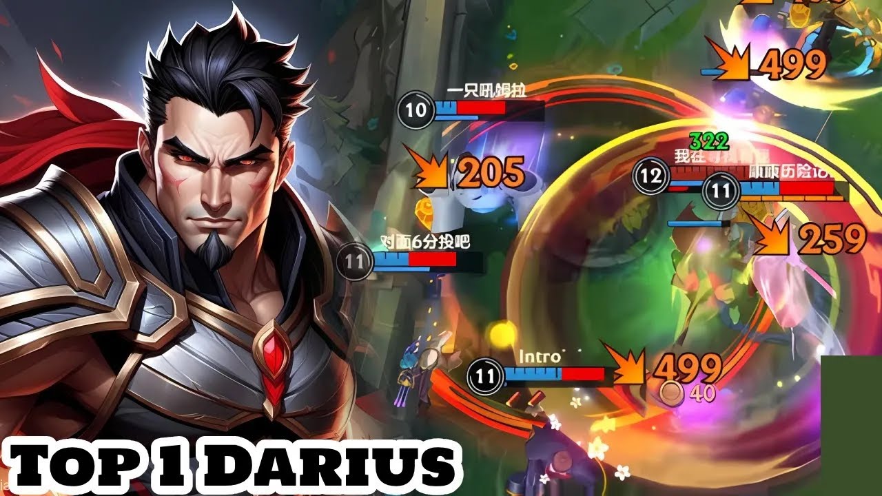 Wild Rift Darius - Top 1 Darius Gameplay Rank season 16 - YouTube