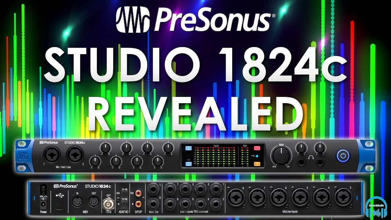 PreSonus Studio 1824c - REVEALED (Full Overview, Setup, & Demo) - YouTube